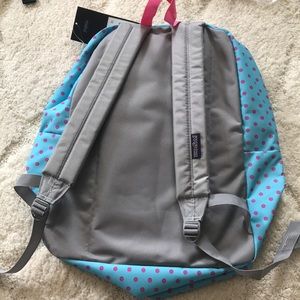 Jansport | Bags | Jansport Superbreak Backpack Blue Topaz Lipstick ...